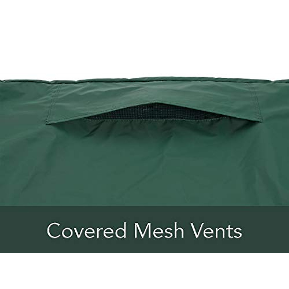 Covermates Air Conditioner Cover - Light Weight Material, Weather Resistant, Elastic Hem, AC & Equipment-Green