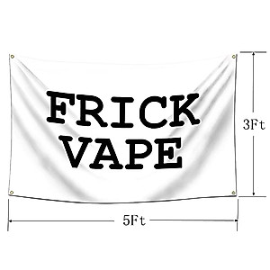 Frick Vape 3x5 Feet Flag Baylen Levine Merch Banner for College Room Dorm