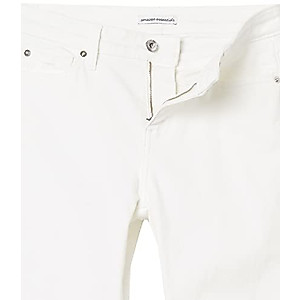 Amazon Essentials Women's Skinny Jean, White, 12