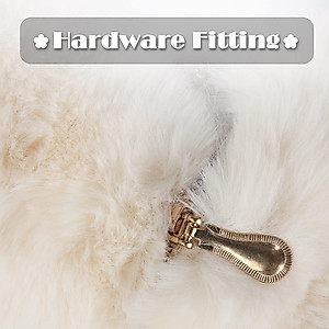 TANOSII Fuzzy Rabbit Bag Faux Fur Fluffy Handbag Furry Evening Bag Crossbody Bag for Women White