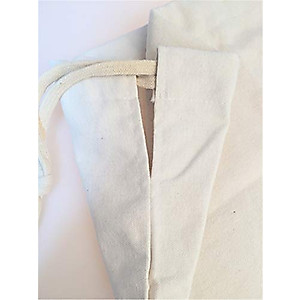 Mvchifay Laundry Bag Large Drawstring Canvas Toy Clothes Wash Storage Collapsible Reusable Baby Gift Holder for Travel College Bathroom (Stripes Pattern)