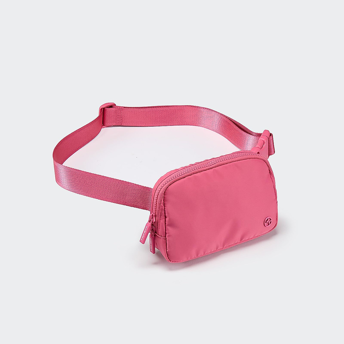 Pander Two Way Zipper Fanny Pack Nylon Everywhere Belt Bag for Women, Water Repellent Waist Packs, Crossbody Bags with Adjustable Strap (Hot Pink).