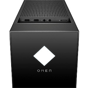 HP OMEN 30L GT13 Gaming Desktop Computer - AMD Ryzen 7 5700G 8-Core up to 4.60 GHz CPU, 64GB RAM, 4TB NVMe SSD, AMD Radeon RX 6700XT 12GB GDDR6 GPU, Custom Case Lighting, Windows 11 Pro, Jet Black