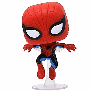 Spider-man POP Marvel: 80th - First Appearance Funko Pop! Vinyl Figure (Bundled with Compatible Pop Box Protector Case), Multicolored, 3.75 inches