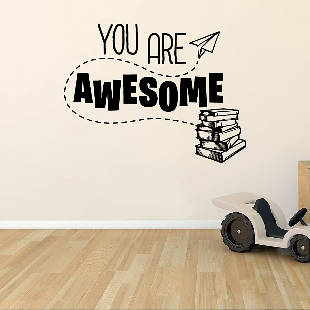 You Are Awesome Classroom Wall Decals Stickers Education Educational Quotes for Teachers Students School Room Nursery Kindergarten Library Home Art Decals Wall Art Vinyl Decoration Size (8x10 inch)