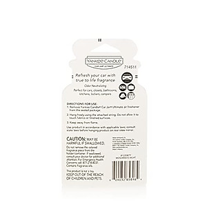 Yankee Candle Car Air Fresheners, Hanging Car Jar® Ultimate Vanilla Cupcake Scented, Neutralizes Odors Up To 30 Days