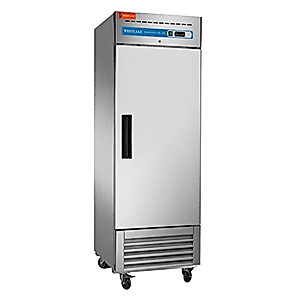 WESTLAKE 27" W Commercial Refrigerator Stainless Steel Reach in Solid Single Door Upright Fan Cooling 23 Cu.ft Cooler for Restuarant, Bar, Shop, etc