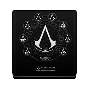 Head Case Designs Officially Licensed Assassin's Creed Crests Legacy Logo Vinyl Sticker Gaming Skin Case Cover Compatible With Sony PlayStation 4 PS4 Slim Console