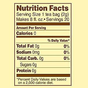 Celestial Seasonings Herbal Tea, True Blueberry, 20 Count