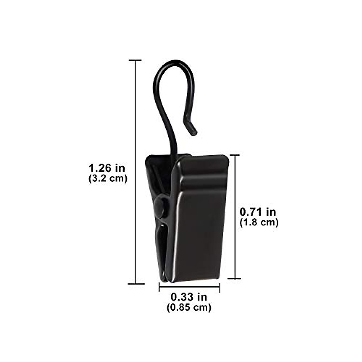 50pcs Awning Lights Curtain Clips Stainless Steel Curtain Clip Hooks Curtain Hooks Bulldog Clips siding Clips for Hanging Tablecloth Towel Clips for Camping Tents Home Decoration Photos Art Craft.