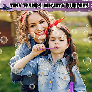 Leetous Halloween Basket Goodie Bag Stuffer Fillers for Kids 32 PCS, Mini Bubble Wands Party Favors Supplies for Toddlers, Small Halloween Non Candy Treats Toys Gifts Classroom Prizes for Boys Girls