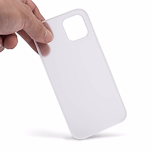 totallee Thin iPhone 12 Pro Case, Thinnest Cover Ultra Slim Minimal - for iPhone 12 Pro (2020) (Frosted Clear)