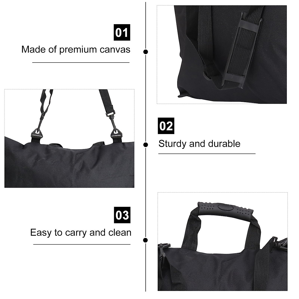 SUPVOX Portfolio Backpack Waterproof Art Carrying Case with Handle for A3 Drawing Boards