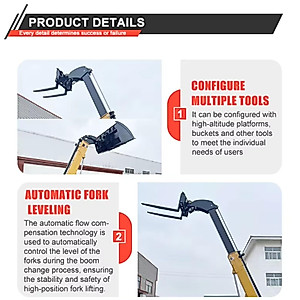 Telehandler Telescopic Loader Forklift With Boom Forklift Efficient Telescopic Forklift User Friendly Telescopic Arm Forklift with Intuitive Controls