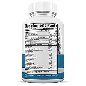 Justified Laboratories Glucotrust Max 1295MG Formula Supplement Pills 60 Capsules