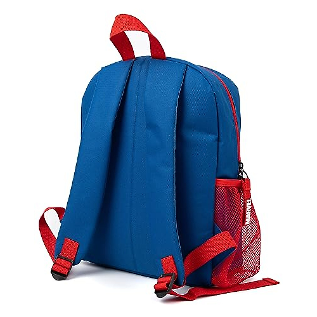 Marvel Boys Backpack | Captain America 4-Piece School Bag Set | Avengers Merchandise | Multiple Compartments