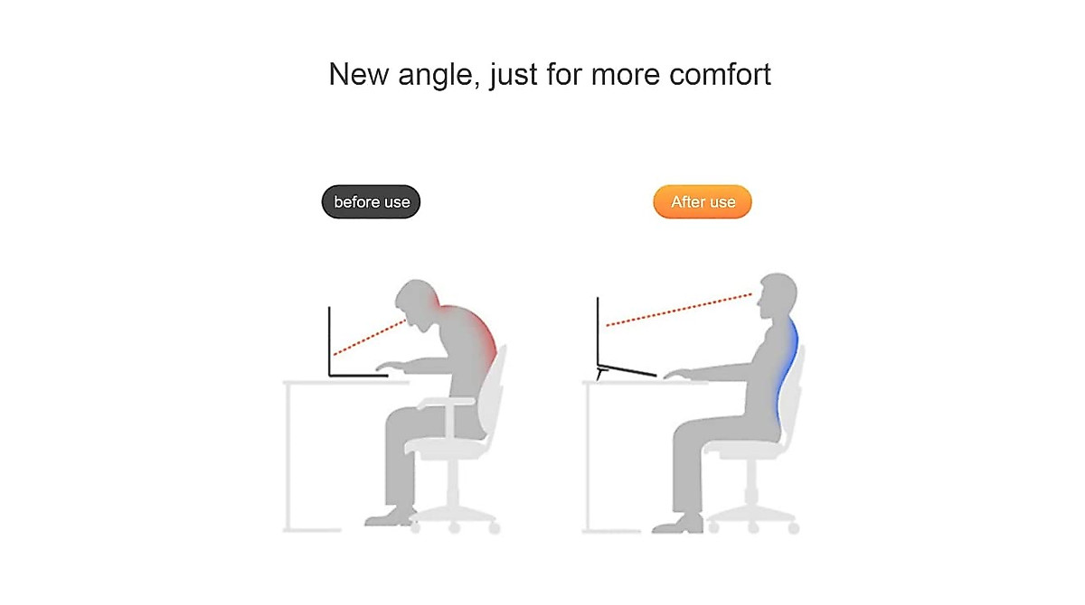 Mini Laptop Stand Set - Ergonomic & Foldable Riser for Ergonomics