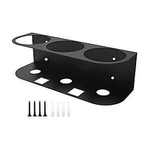 Generic Spray Bottle Holder Wall Mounted Shelf,Car Detailing Auto Wash Supplies Bottle Organizer Storage Rack for Garage,Bathroom, 32cmx11cmx9cm