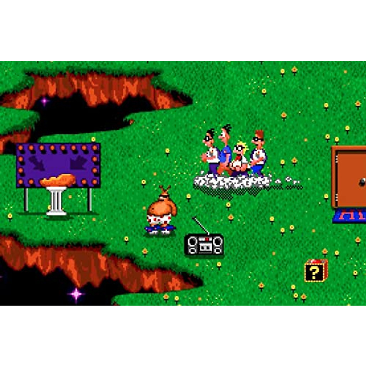 Toejam and (&) Earl (Sega Genesis/Megadrive) - Reproduction Video Game Cartridge with Case and Manual