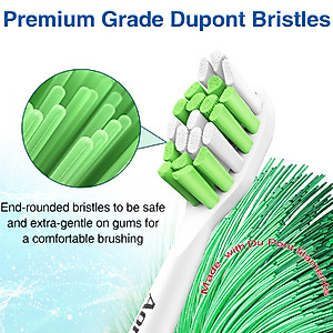 Aoremon Replacement Toothbrush Heads Compatible with Sonicare DiamondClean W C2 G2 W2 C1 C3 4100 5100 6100, 12 PCS Replacement Heads for Philips Sonicare Electric Toothbrush