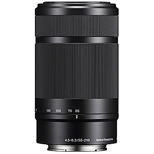 Sony a6100 Mirrorless Camera w/E PZ 16-50mm f/3.5-5.6 OSS Lens + E 55-210mm f/4.5-6.3 OSS Lens + 420-800mm f/8.3 HD Lens + 2X 64GB Memory, Case, Filters, Tripod, More (35pc Bundle)