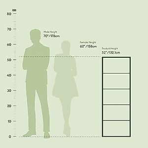 Furinno Luder Bookcase / Bookshelf / Storage Shelves, 5-Tier, French Oak