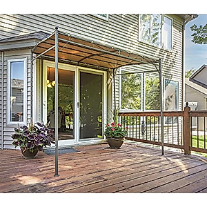 Guide Gear Small Gazebo 5' x 8' Canopy Tent Instant Shelter Outdoor Sun Shade for Patio, Backyard, Garden, BBQ Grill, Tan