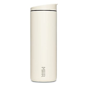MiiR, Flip Traveler, Double-Wall Vacuum Insulated with Leakproof Lid, BPA-Free Stainless Steel Construction, Sandstone White, 16 Fluid Ounces