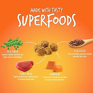 Fruitables Cat Treats | Crunchy Cat Treats | Healthy Low Calorie Cat Treats Packed with Protein | Free of Wheat, Corn and Soy | 2.5 oz (Pack of 3)