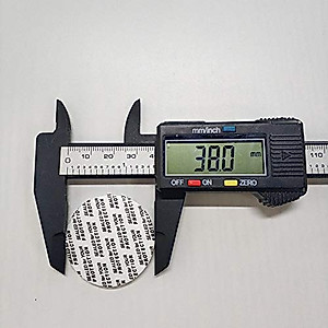 NANSHINE 38mm/ 1.5" Pressure Activated Seals Cap Liners Foam Sealing inserts for Glass & Plastic Jar Bottles Containers No Induction Sealer Needed 500pcs