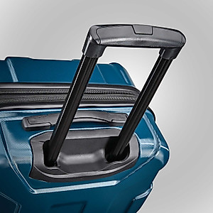 Samsonite Centric Hardside Expandable Luggage with Spinner Wheels, Teal, Checked-Medium 24-Inch