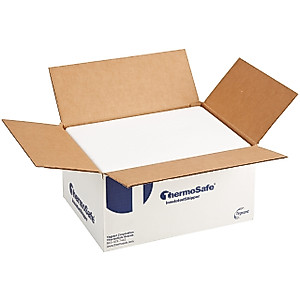 ThermoSafe 632 EPS Foam Multi Purpose Insulated Shipper Container with Corrugated Carton, 1.5" Wall Thickness, 18" L x 13.75" W x 9.125" H (Case of 6)