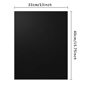 UPTRUST BBQ Grill Mat Set of 6 - Non Stick PTFE BBQ Oven Liner,Smoker Grill Mesh Mat,Reusable Baking Sheet Mat for Outdoor Gas Pellet Charcoal Electric Grill,15.75x13inches(3Pcs Solid Mat+3Pcs Mesh)