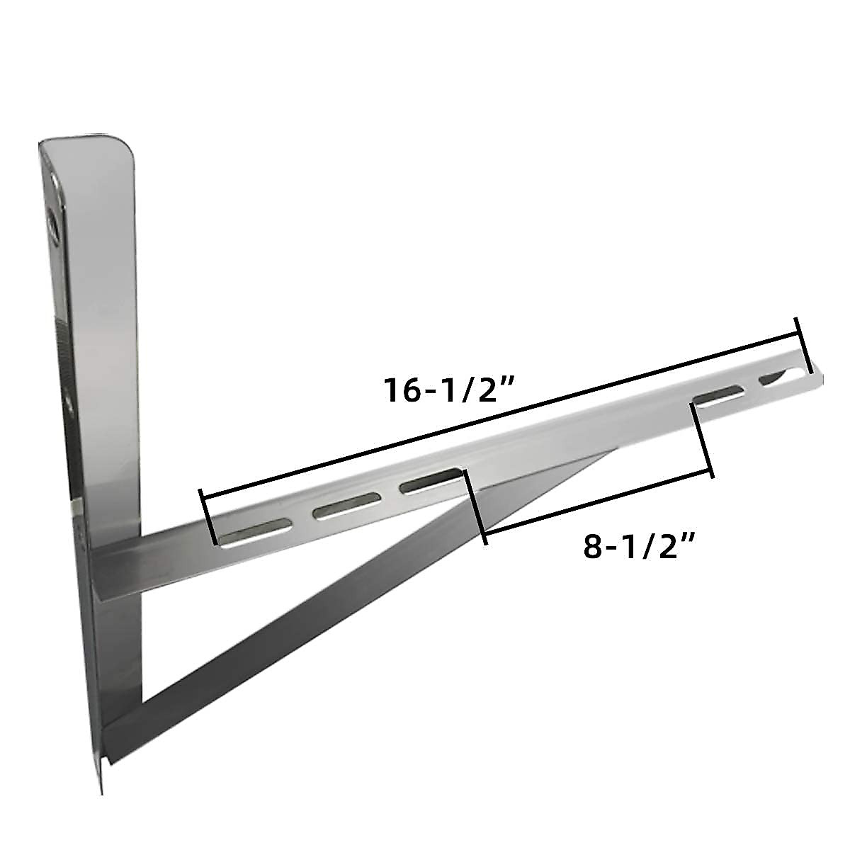 JEACENT Wall Mounting Bracket Rust Free Stainless Steel Support for 9000-24000BTU Condenser Ductless Mini Split Air Conditioner Heat Pump Systems
