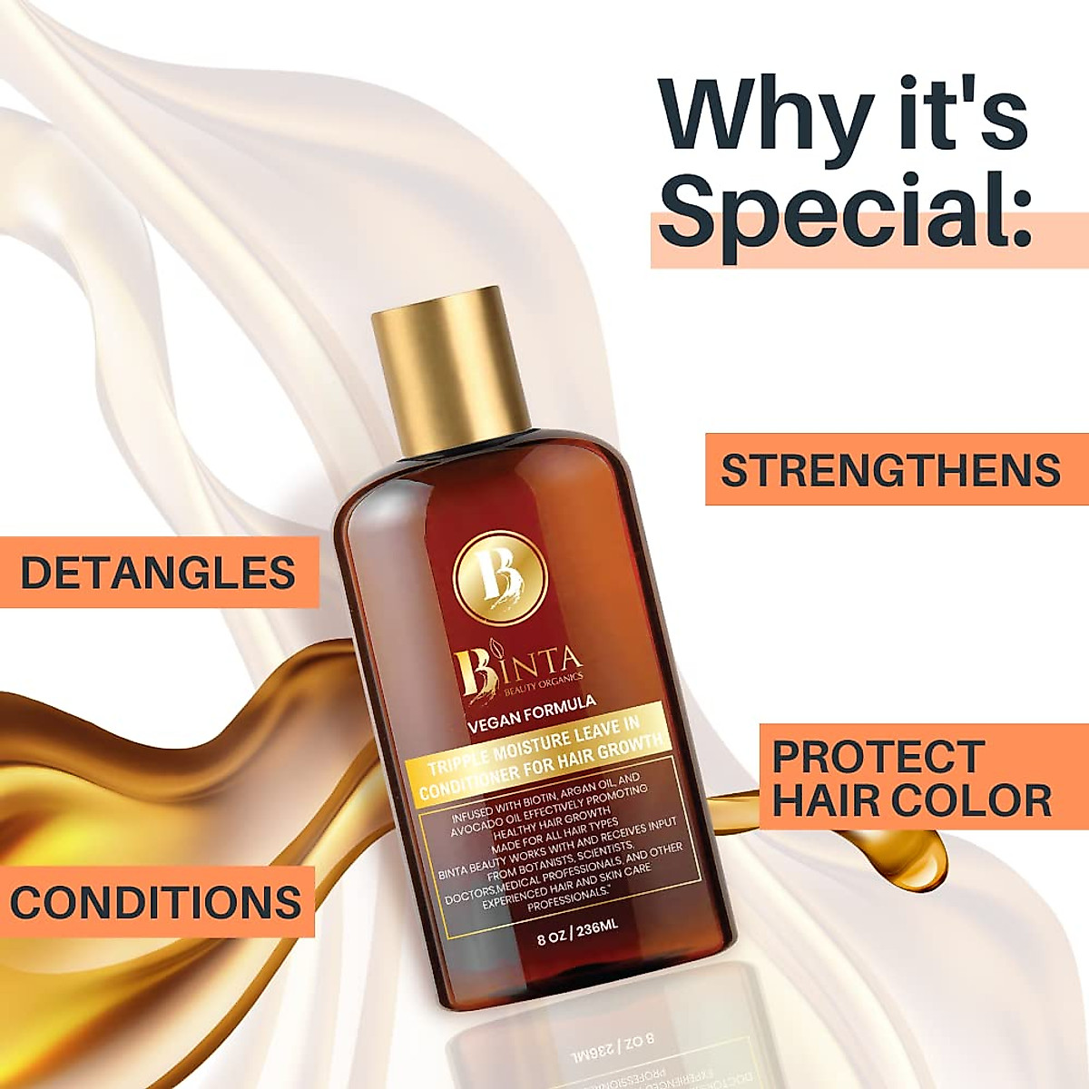 Triple Moisture Leave In Conditioner for Hair Growth