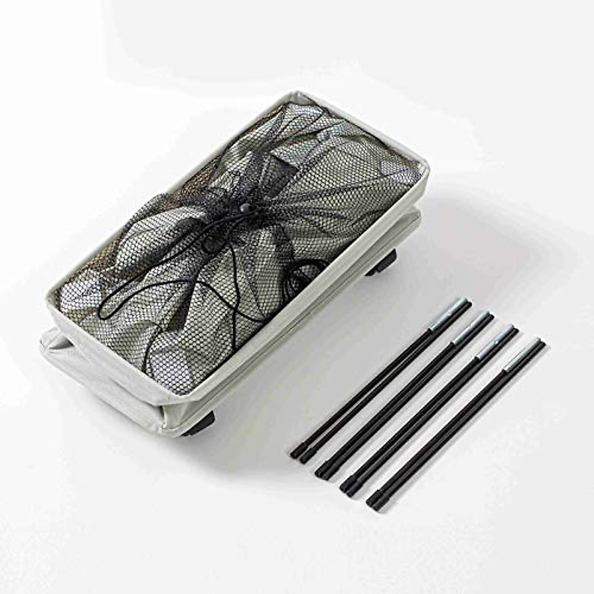 ZHOUDUN ZD-WD3-053-WHITE Slim Laundry Basket with Wheels Laundry Hamper with Leather Handle Foldable Corner Storage Bins with Removable Wash Bag Waterproof Clothes hamper Fabric baskets for Rolling