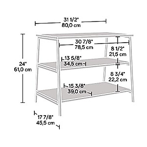 Sauder North Avenue TV Stand, For TVs up to 36", Charter Oak finish
