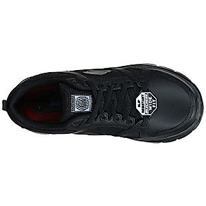 Skechers Men's Flex Advantage Sr Work Shoe, Black, 14 W US