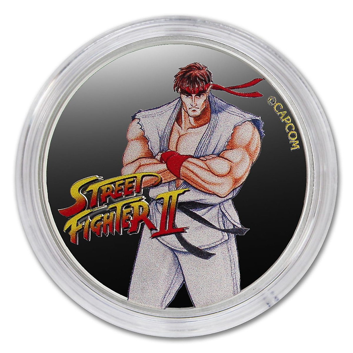 2021 Set of (4) 1 oz Silver Fiji Street Fighter 30th Anniversary Coins (Vega - Chun-Li - M Bison - Ryu) Brilliant Uncirculated (in Capsule) with Certificates of Authenticity 50c BU