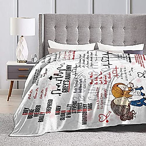 Fleece Throw Blanket Soft and Warm Flannel Plush Blanket Couch Sofa Bedding for Kids Adult 50" X40"