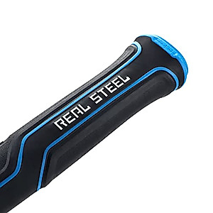 REAL STEEL Ultra Onepiece Steel Drywall Hammer with Milled Face, 14 oz Wall Board Tool 0521