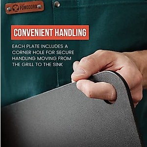 Chef Pomodoro Pizza Steel for Oven, 13 x .25 Thick, Baking Steel for Oven, Baking Steel Pizza Stone for Grill and Oven, Original Baking Steel, Artisan Steel (13-Inch)