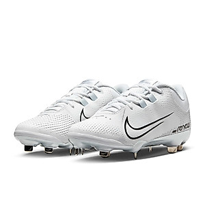 Nike Hyperdiamond 4 Pro Metal Softball Cleats White | Black Size 9 Medium