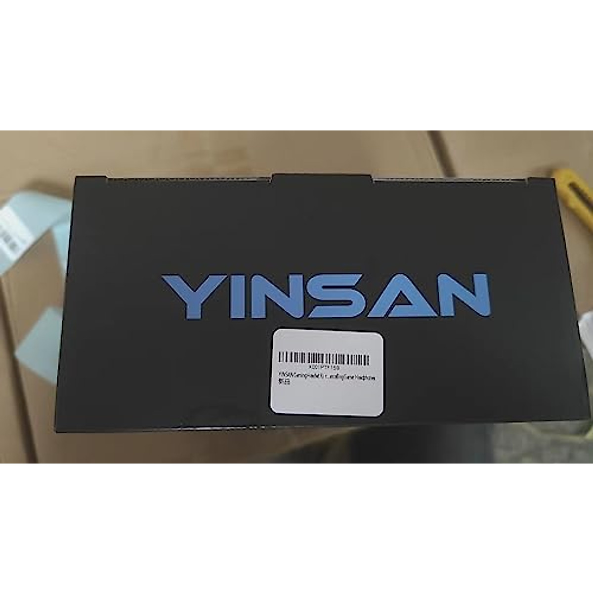 YINSAN Gaming Headset for PS4 PS5 Xbox Series X|S Xbox One PC Gaming Headphones for Nintendo Switch with Stereo Surround Sound RGB Light Over Ear Wired Gamer Headset with Flip-to-Mute Microphone