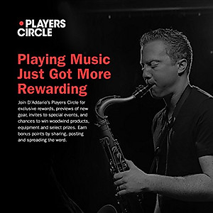 D’Addario Woodwinds Plasticover Soprano Sax Reeds, Strength 2.5, 5-pack