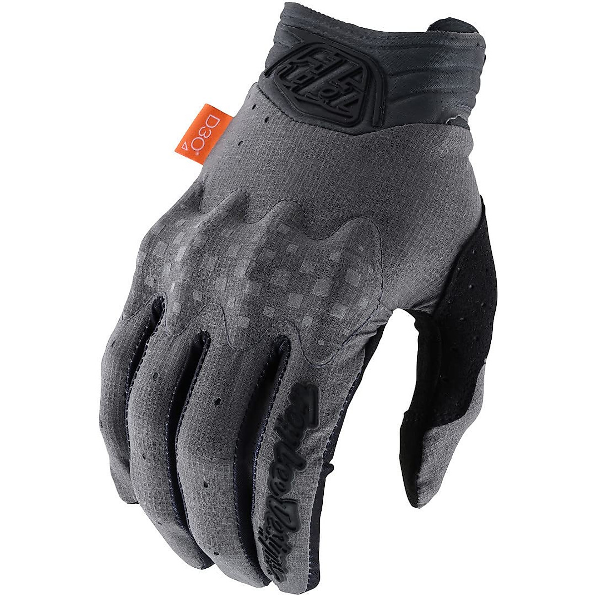 Troy Lee Designs Motocross Motorcycle Dirt Bike Racing Mountain Bicycle Riding Gloves, Gambit Glove (Charcoal, Small)