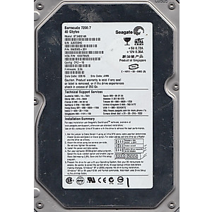 Seagate Barracuda 7200.7 40GB UDMA/100 7200RPM 2MB IDE Hard Drive