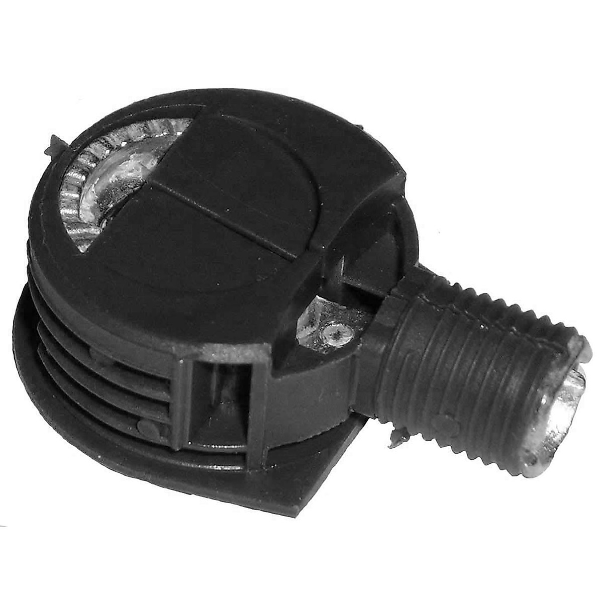 Black Quickloc Flanged Fasteners for Face 25mm Boring Furniture Connectors (Set of 8) Sauder Titus
