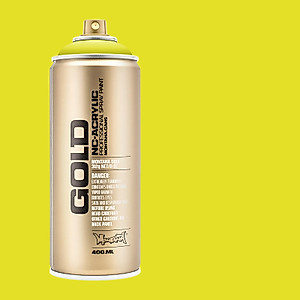 Montana Cans GOLD Spray Paint, 400ml, Poison Light