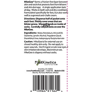 HikeGoo Blister Prevention Cream Specifically Formulated for Feet (3 oz)